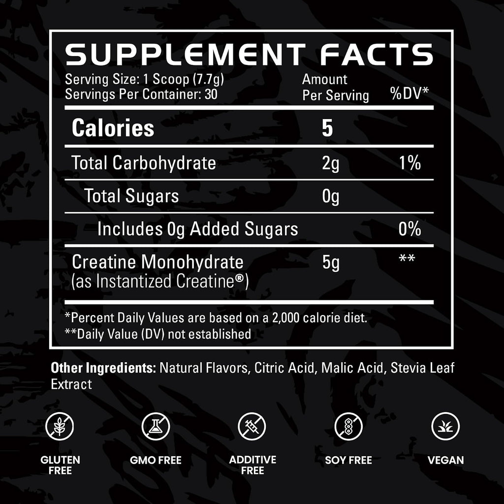 Creatine monohydrate for strength training