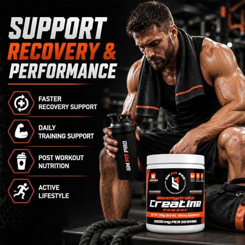 Creatine monohydrate for strength training