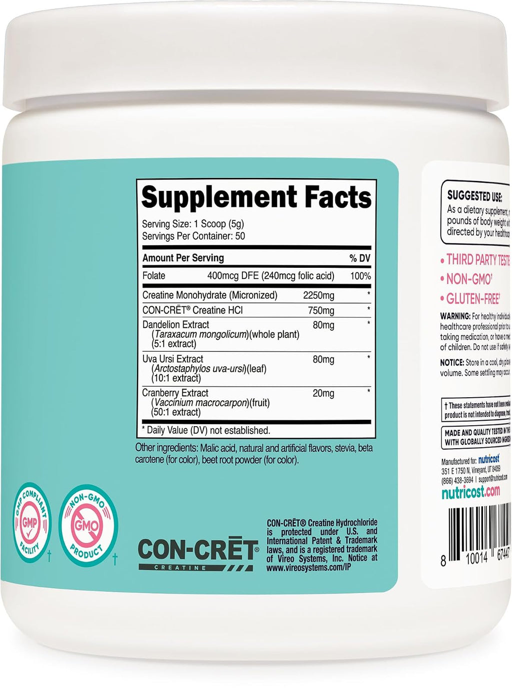 creatine monohydrate for strength training