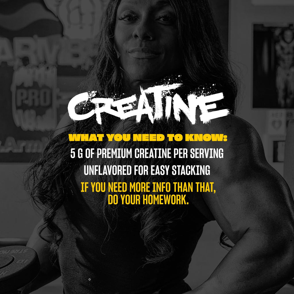 Creatine monohydrate for strength training