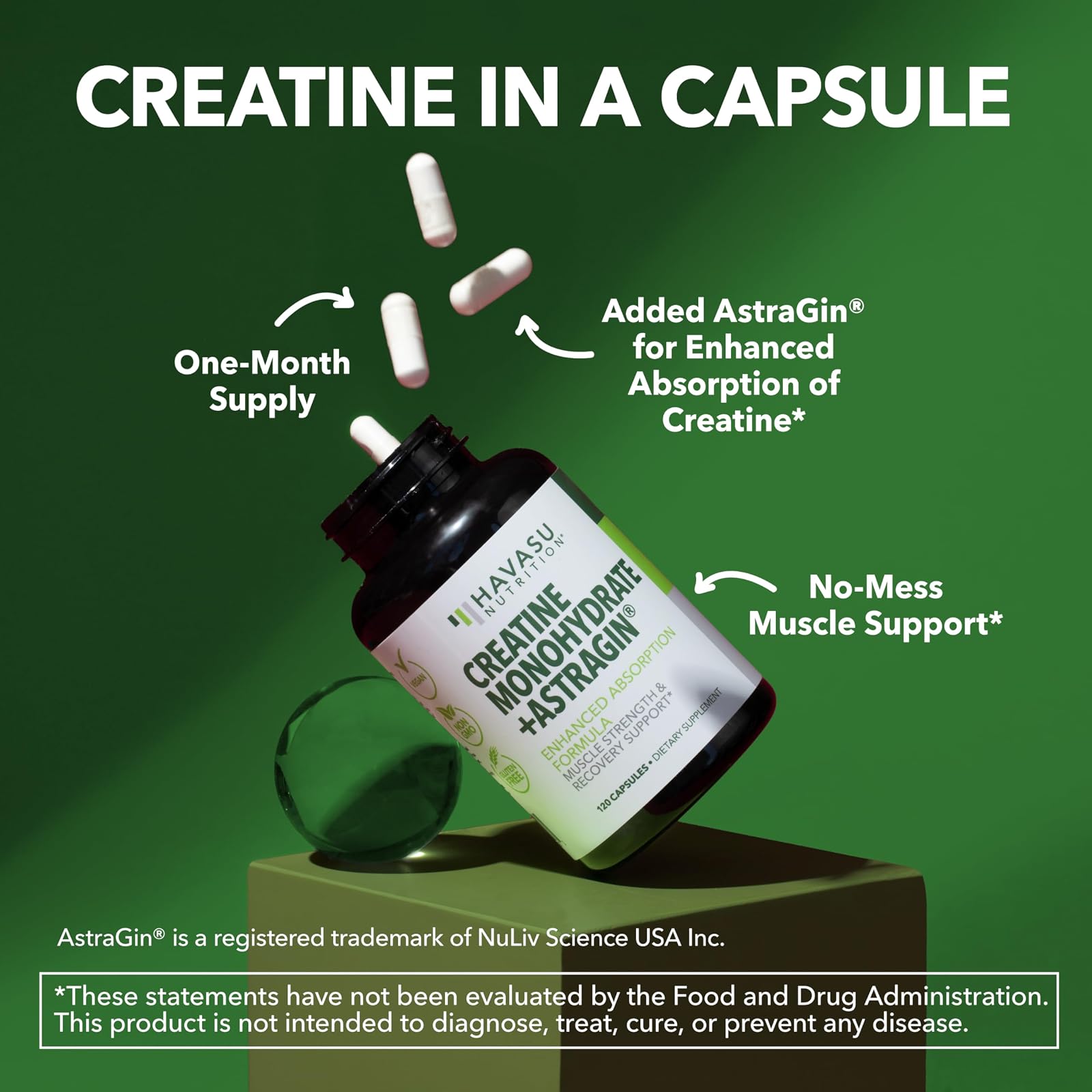 Creatine monohydrate for strength training