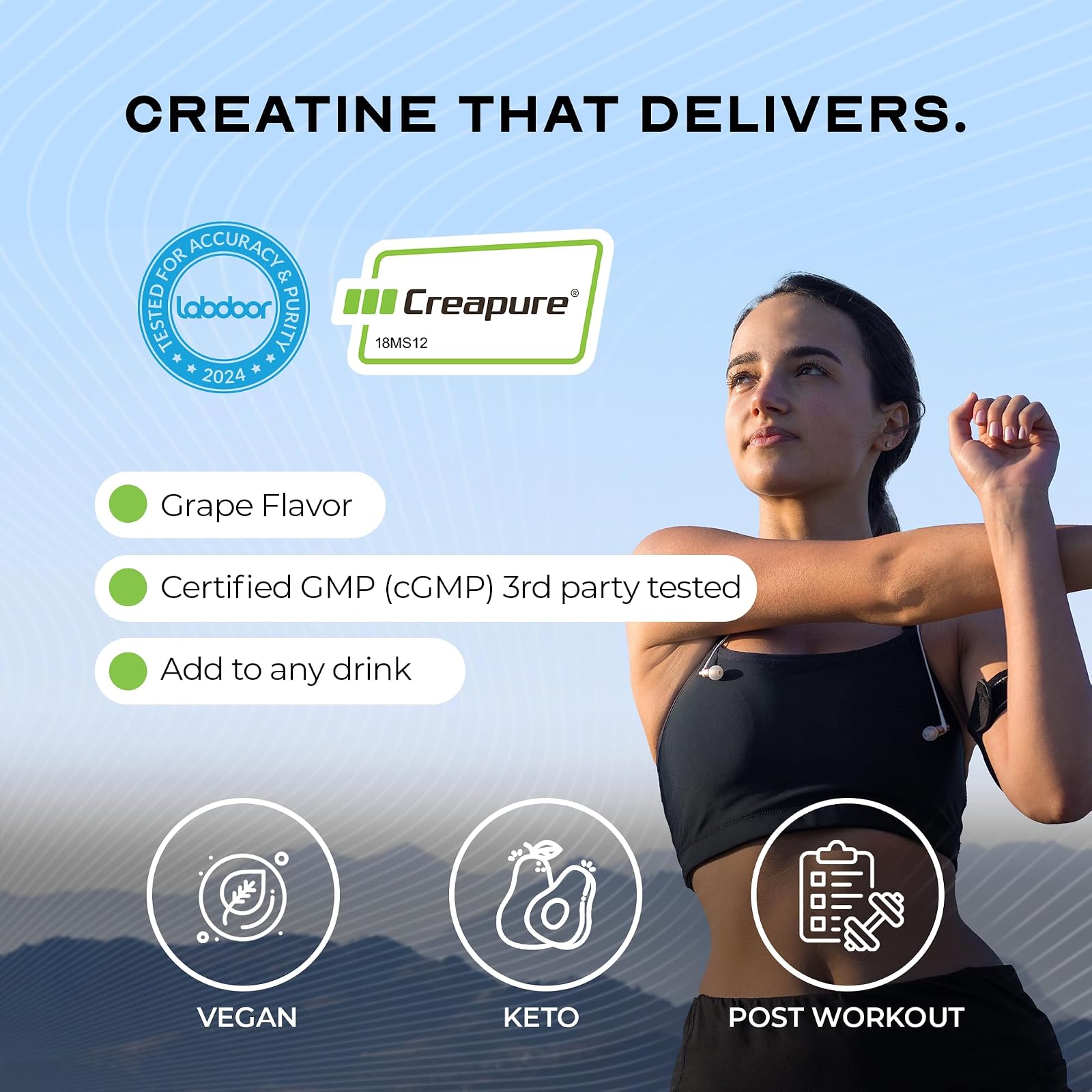 creatine monohydrate for workout recovery
