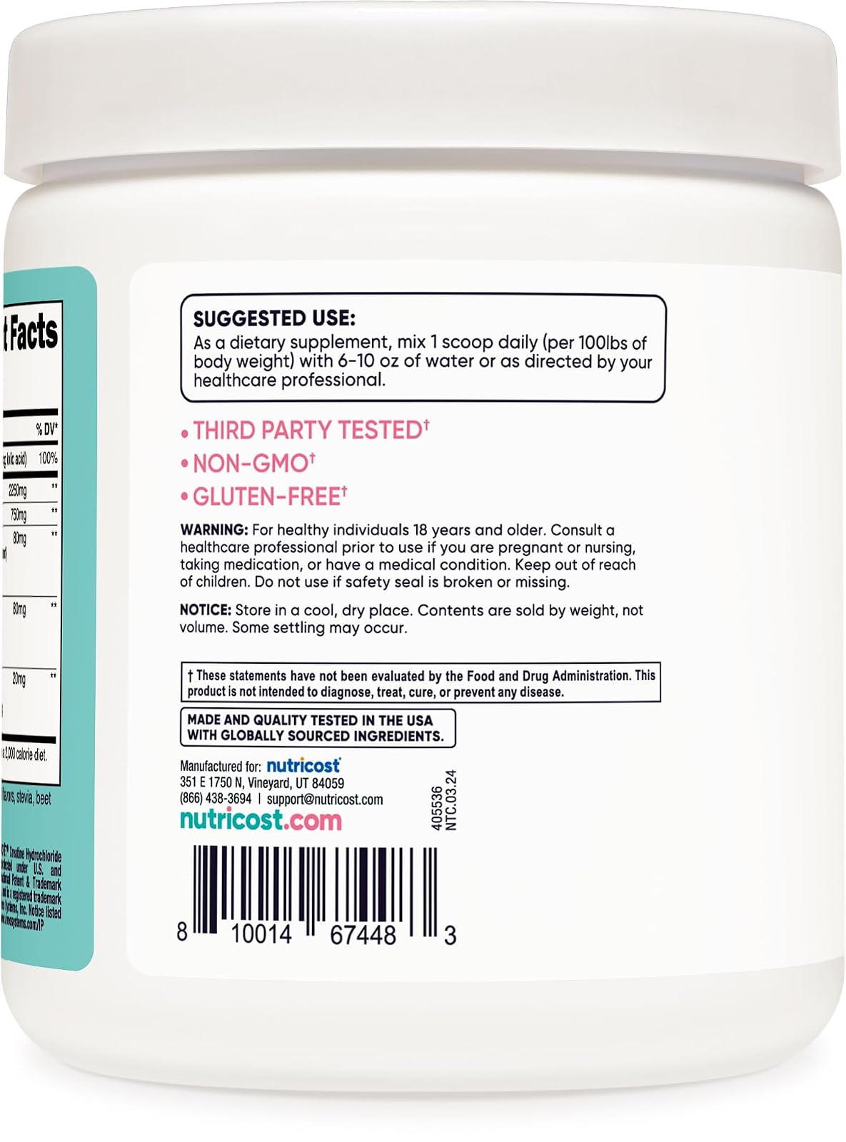 creatine monohydrate for workout recovery