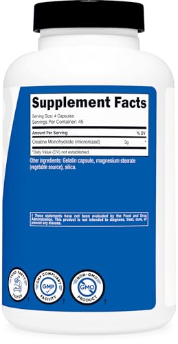 Creatine monohydrate for workout recovery