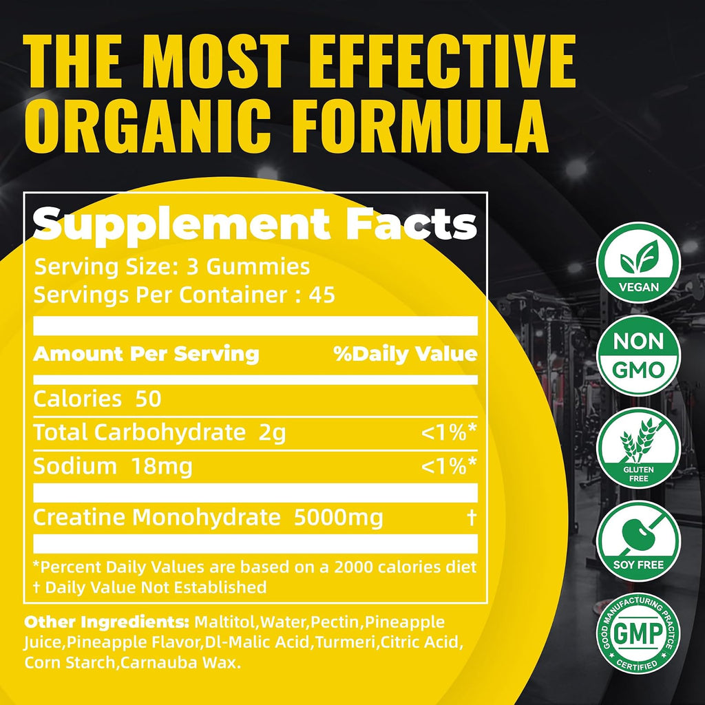 creatine monohydrate gummies for athletes