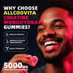 Creatine monohydrate gummies for athletes