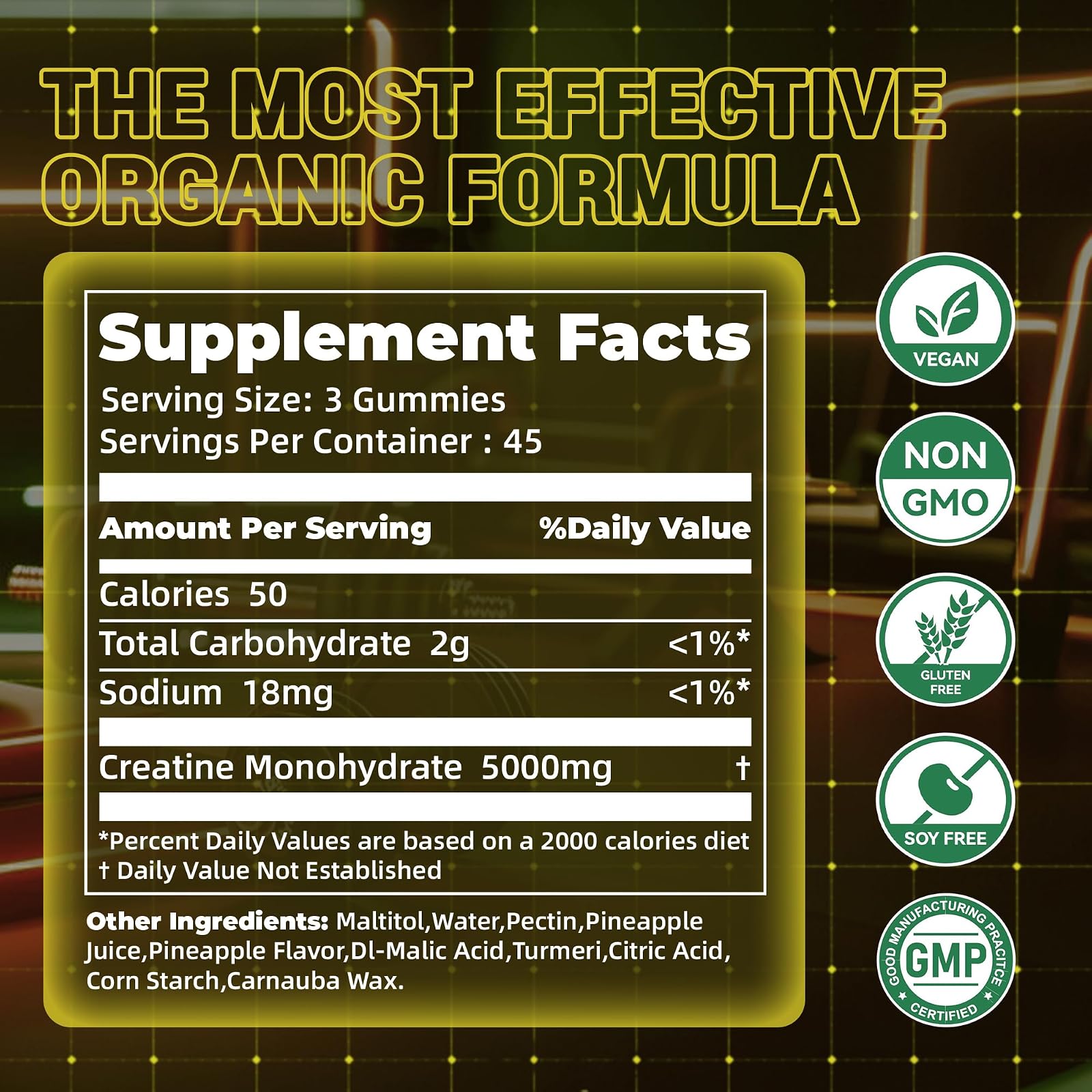 creatine monohydrate gummies for energy boost