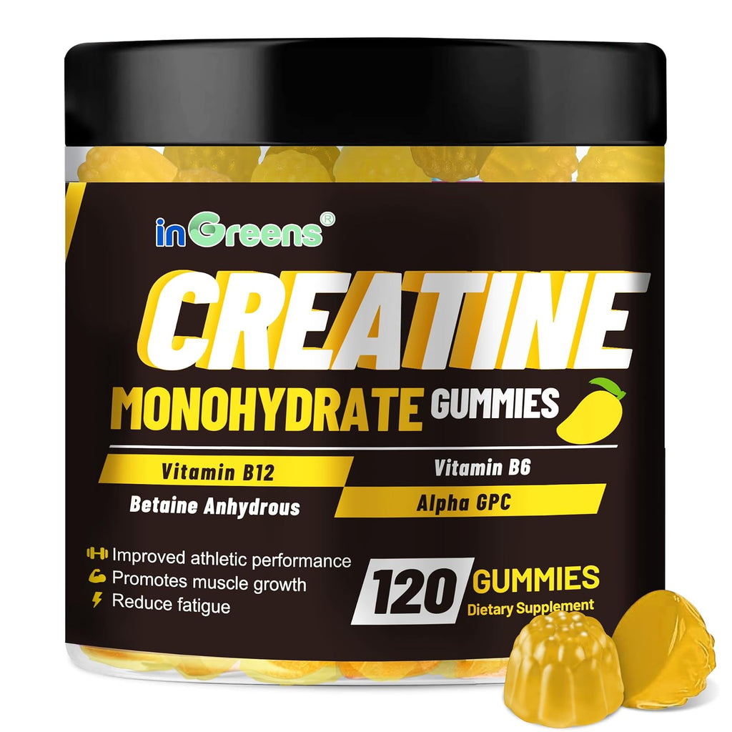 Creatine monohydrate gummies for energy