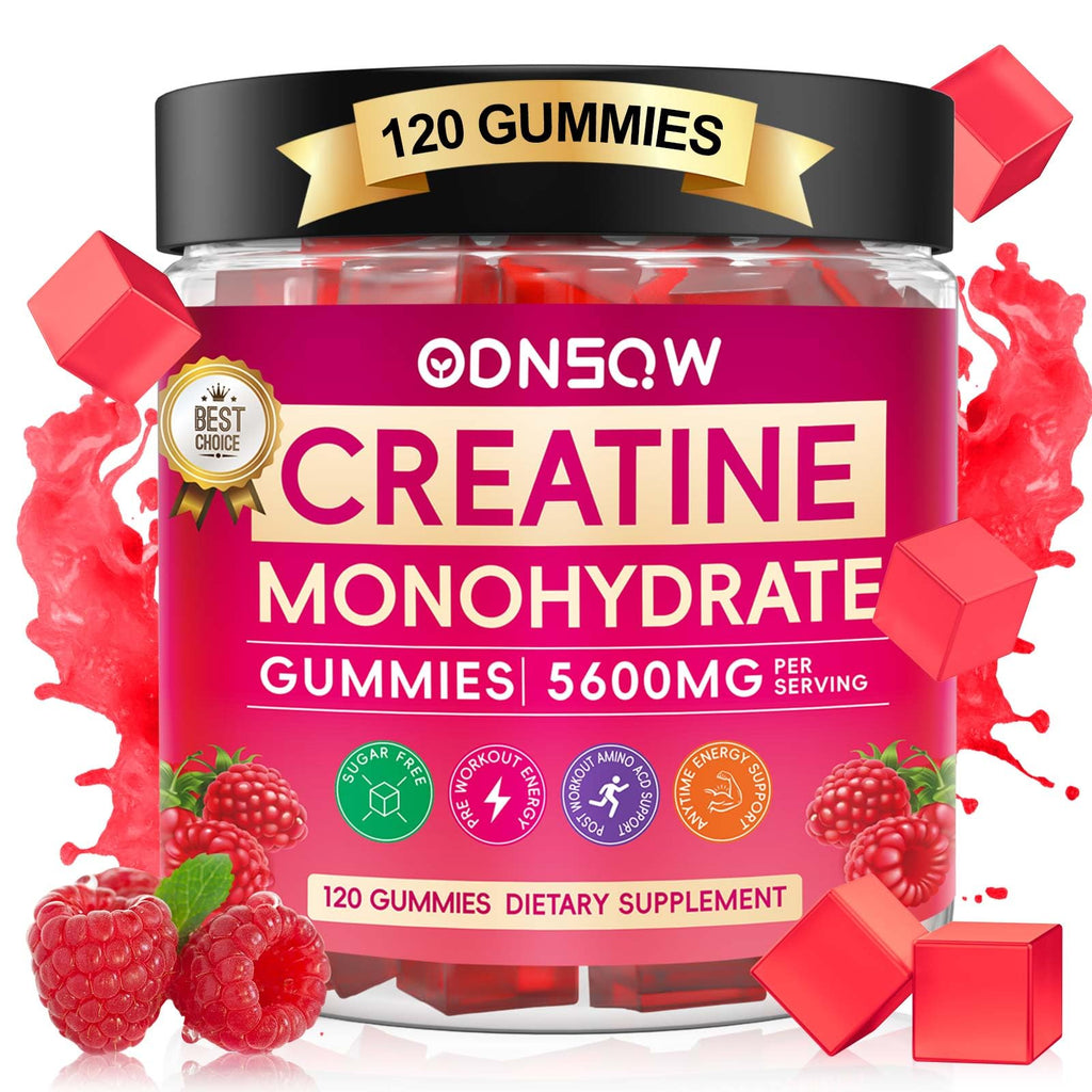 Creatine monohydrate gummies for energy