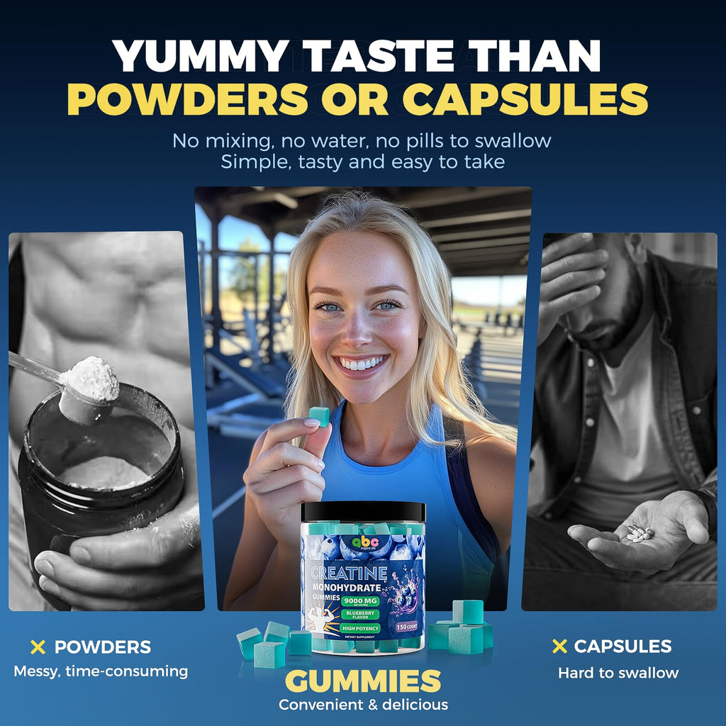 creatine monohydrate gummies for muscle growth