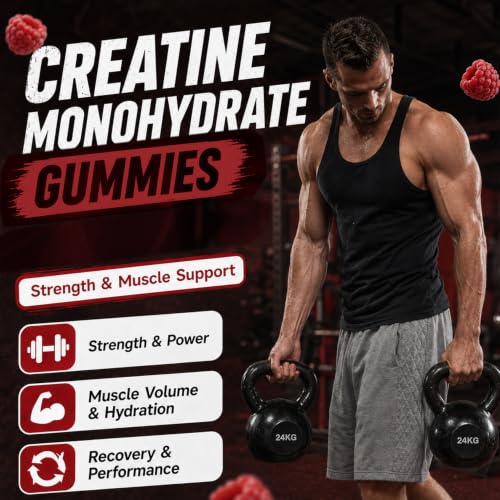 creatine monohydrate gummies for muscle growth