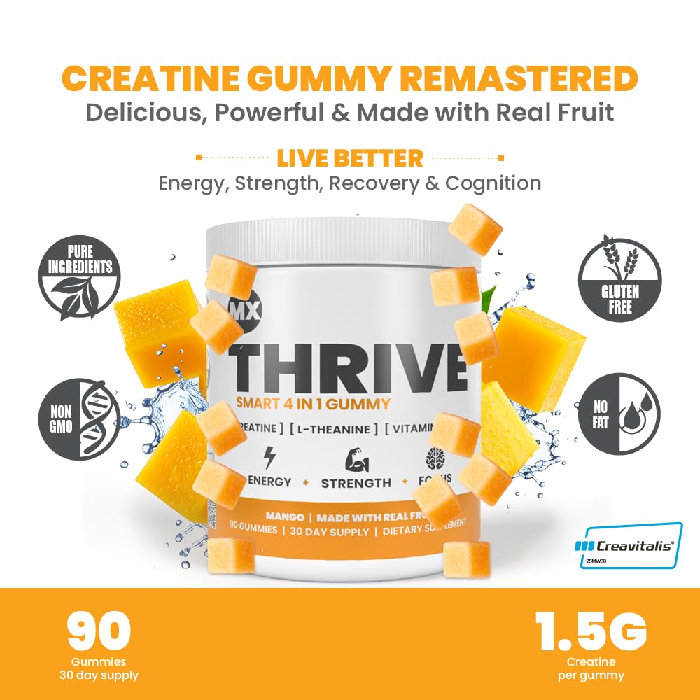Creatine monohydrate gummies for muscle recovery
