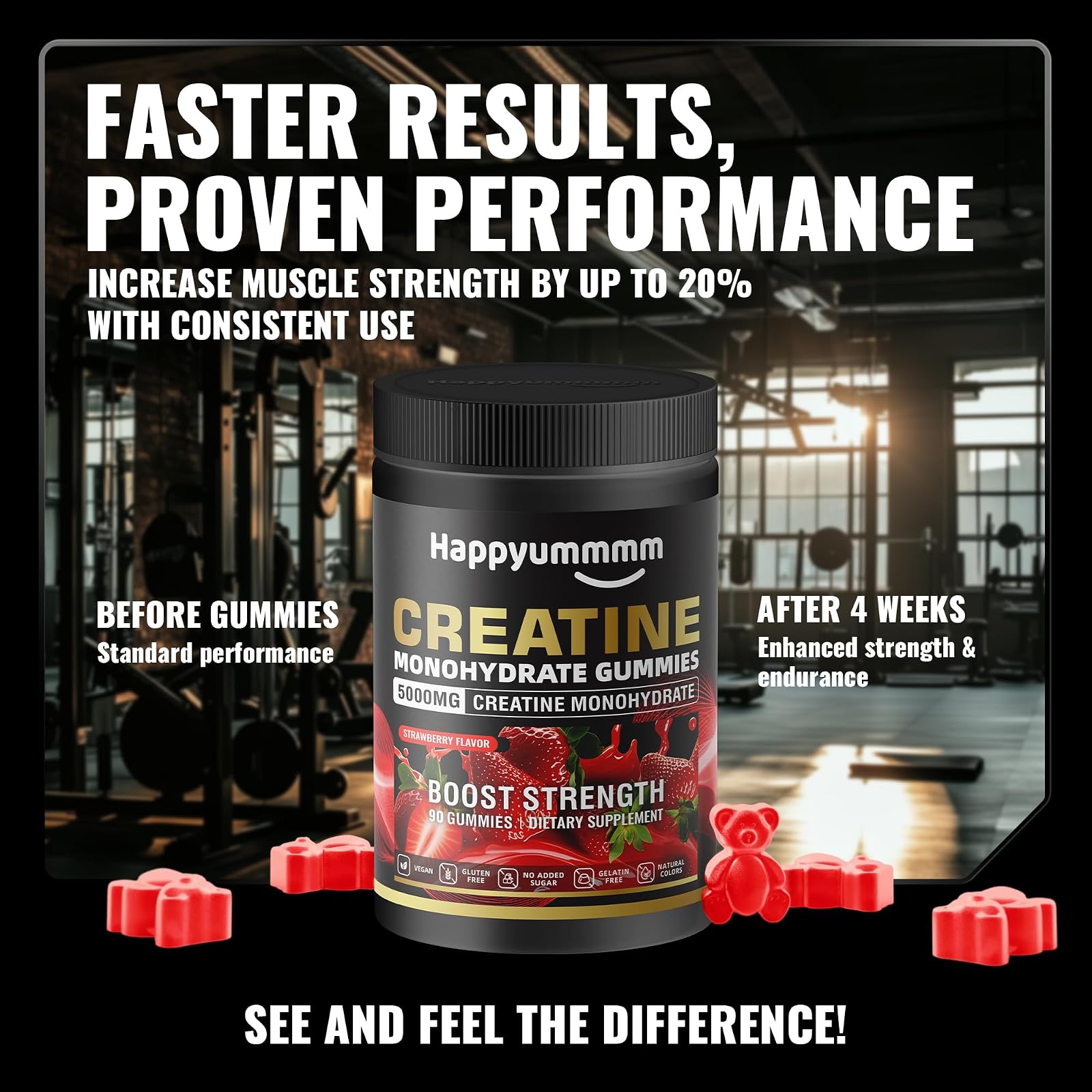 creatine monohydrate gummies for recovery