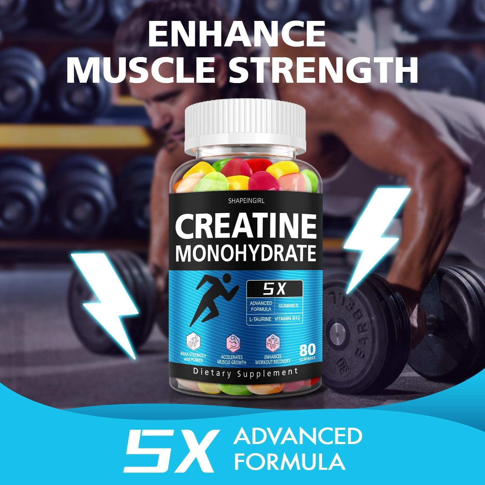 creatine monohydrate gummies for strength