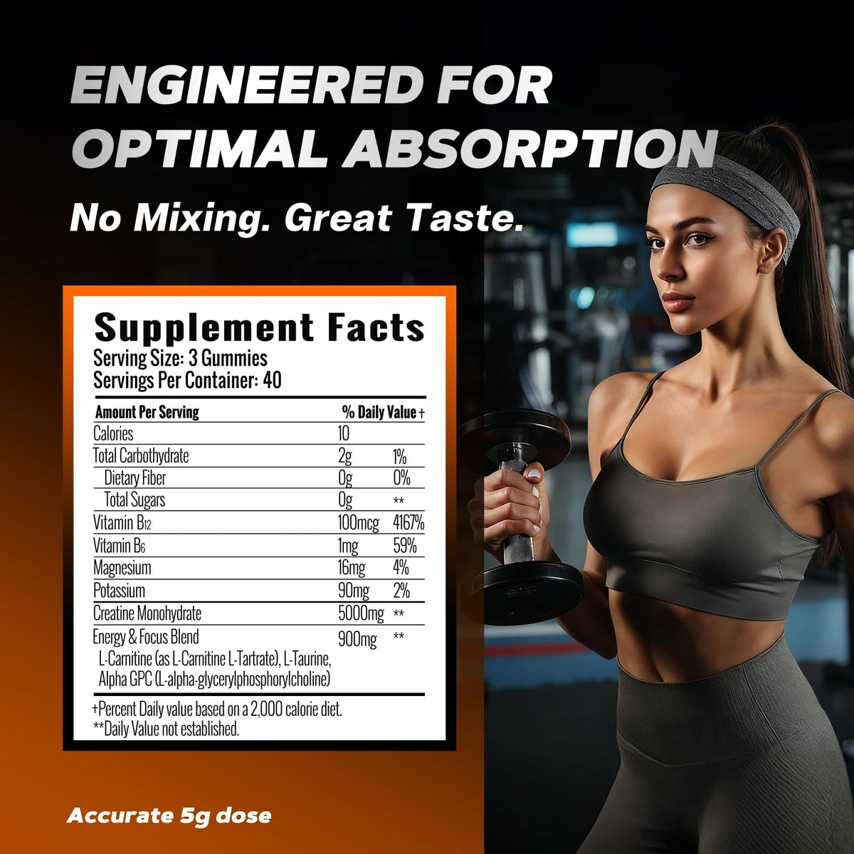 creatine monohydrate gummies for workouts