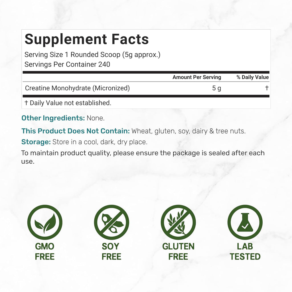 creatine monohydrate powder for athletes