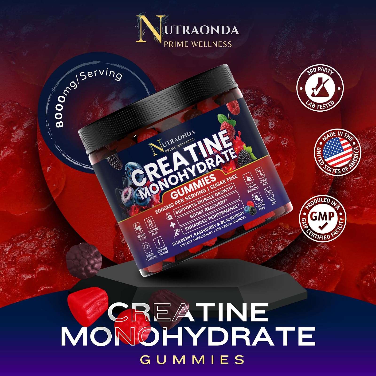 creatine monohydrate pre-workout supplement