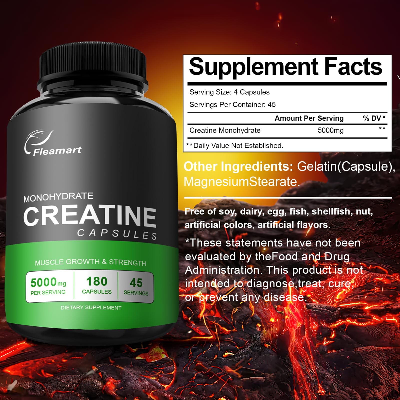 creatine monohydrate supplement for strength