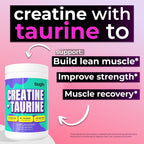creatine plus taurine for muscle recovery