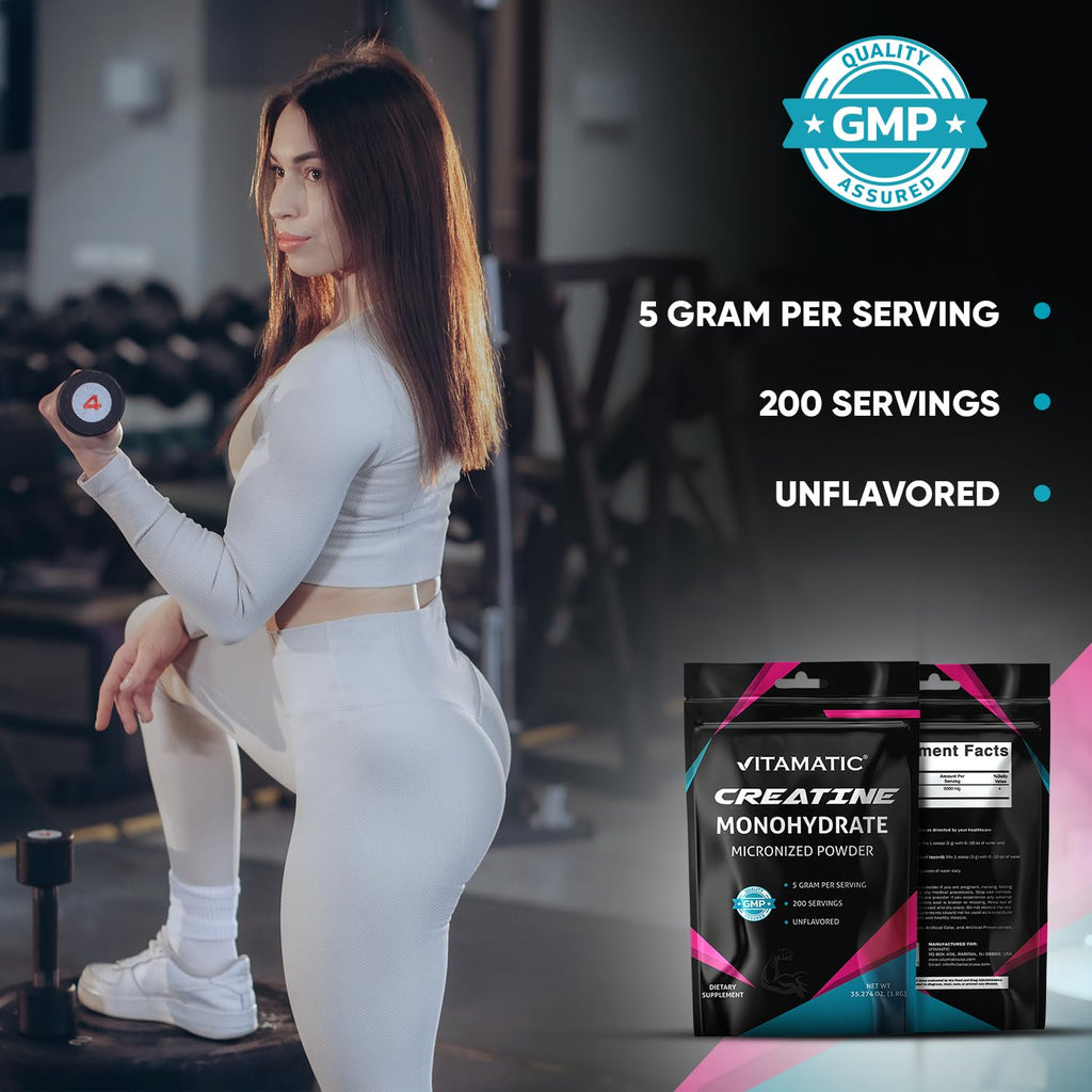 Creatine powder for energy boost