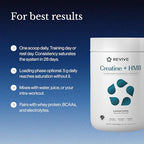 Creatine powder for improved workout endurance