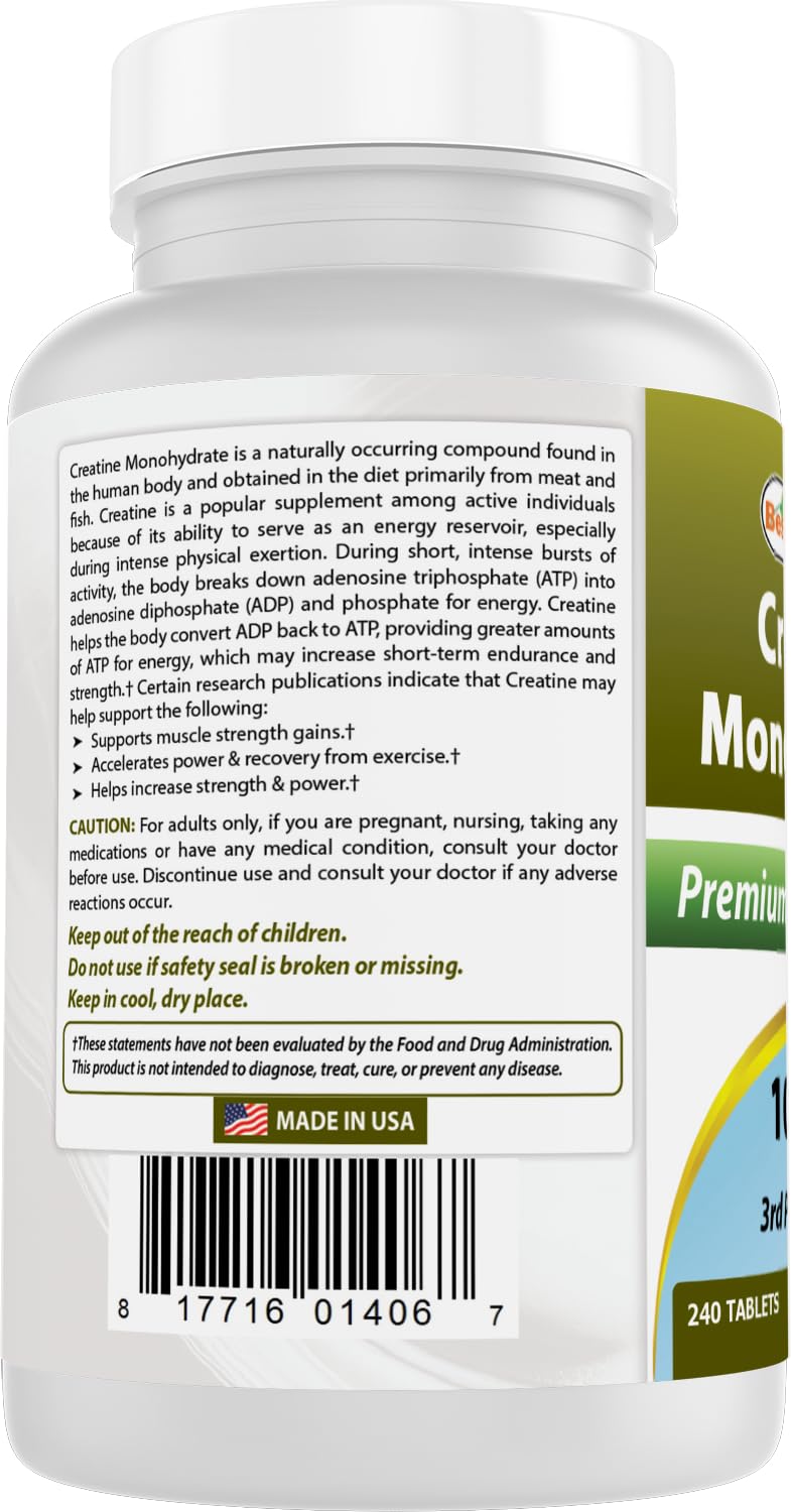 Creatine supplement for strength training