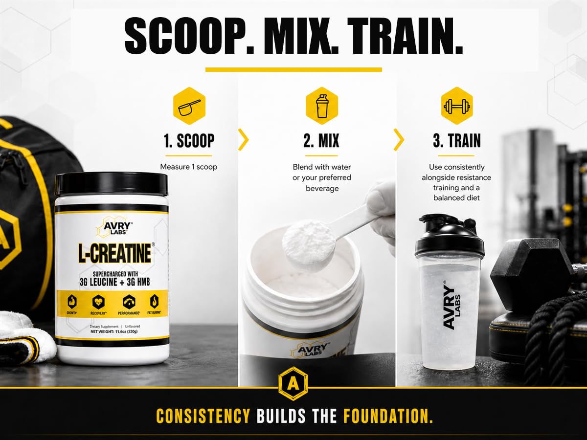 creatine supplement with leucine benefits
