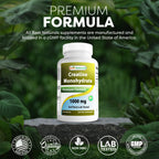 Creatine tablets for energy boost