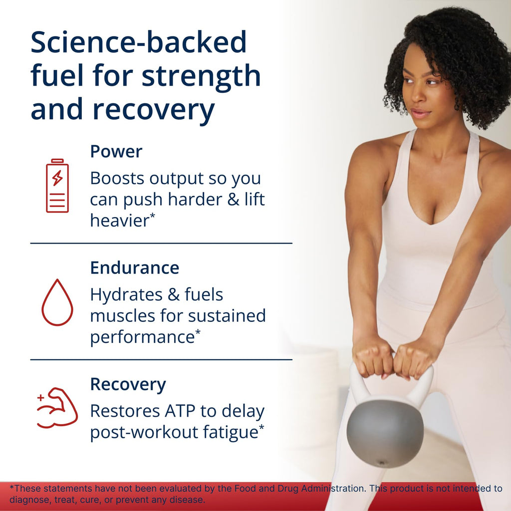 Creatine UP enhances athletic performance
