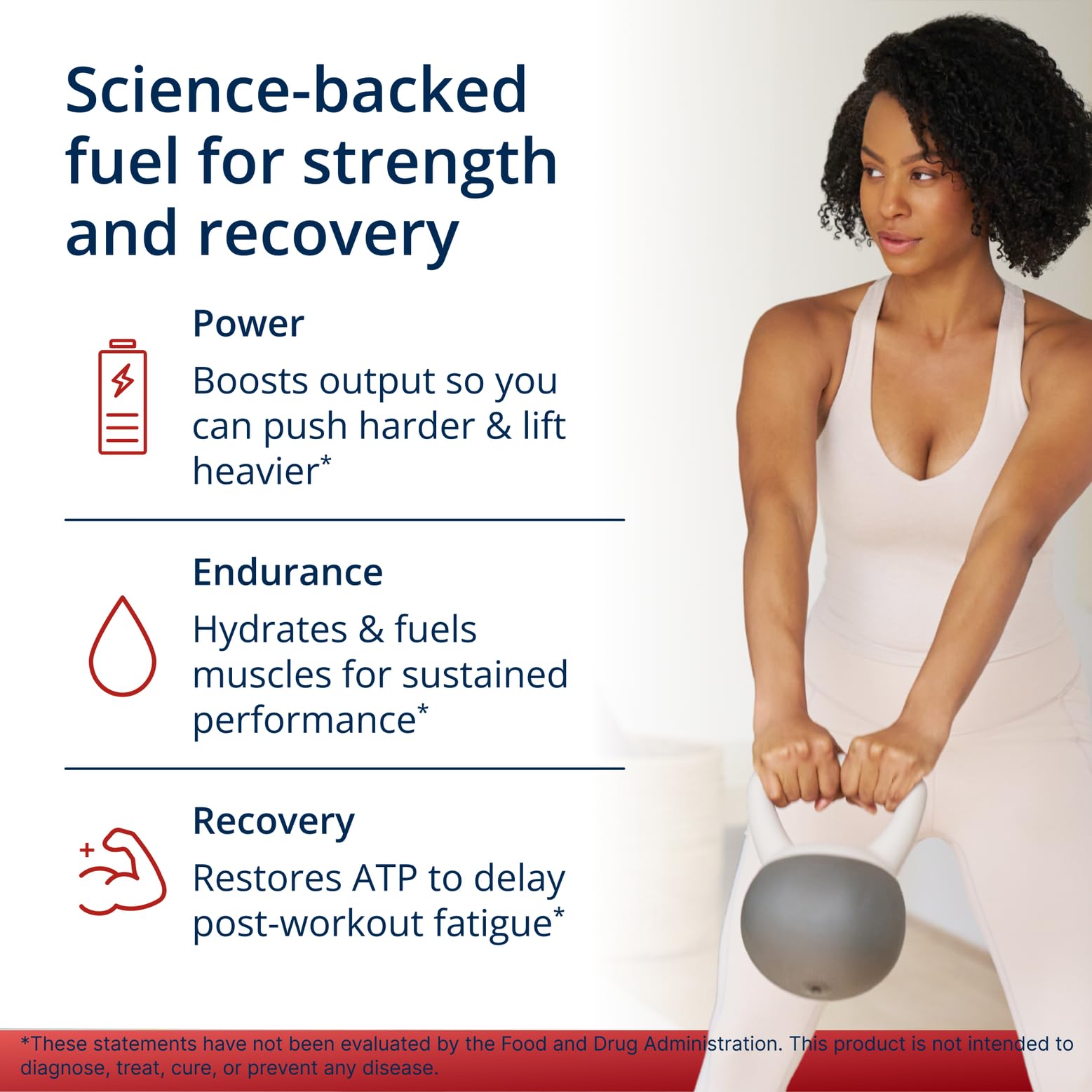 Creatine UP enhances athletic performance