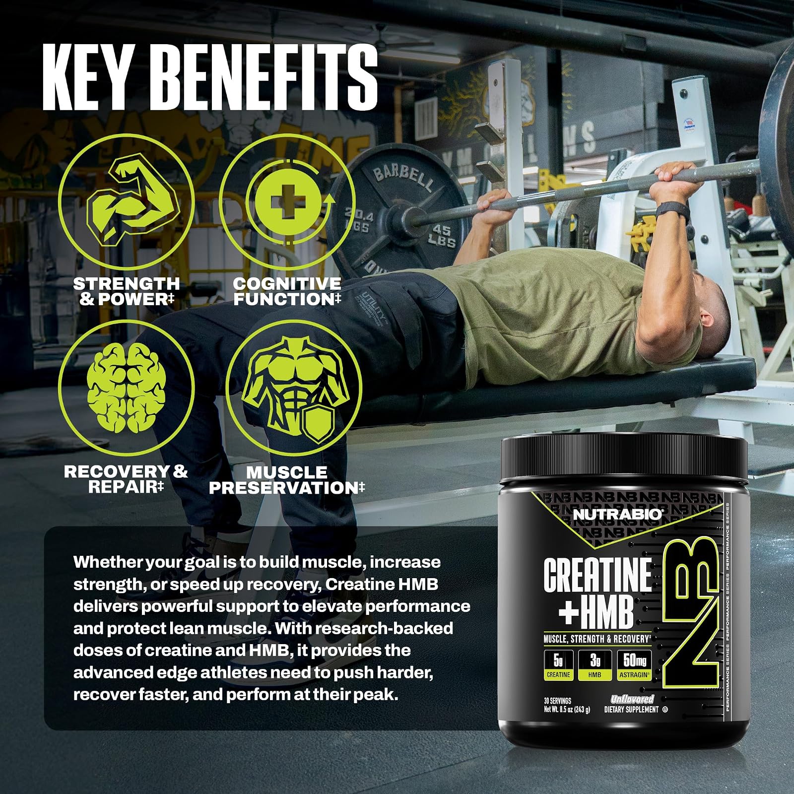 creatine with HMB for recovery support