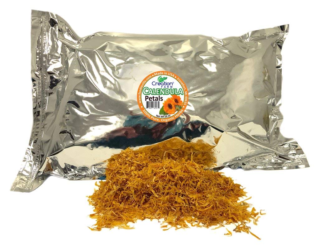 Creation Farm dried calendula tea petals