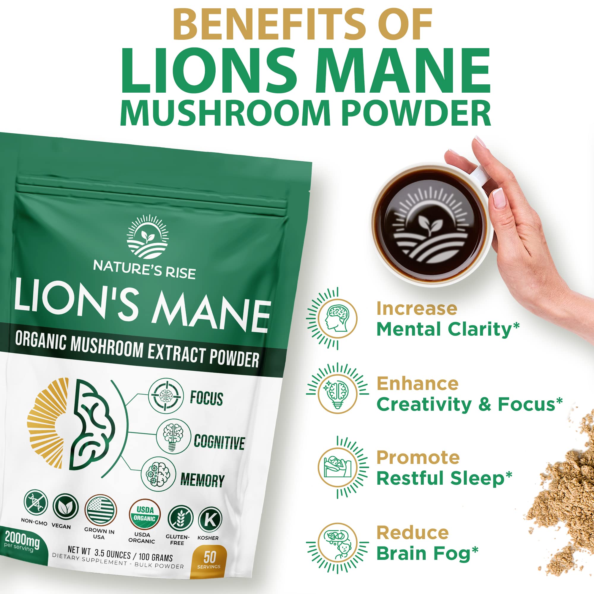 Creativity boost with Lions Mane mushrooms