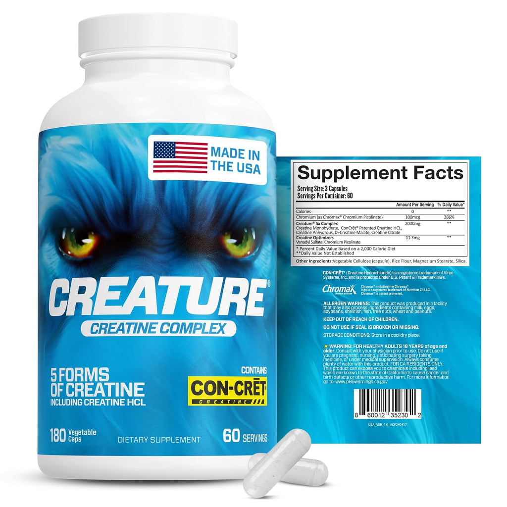 CREATURE creatine supplement benefits