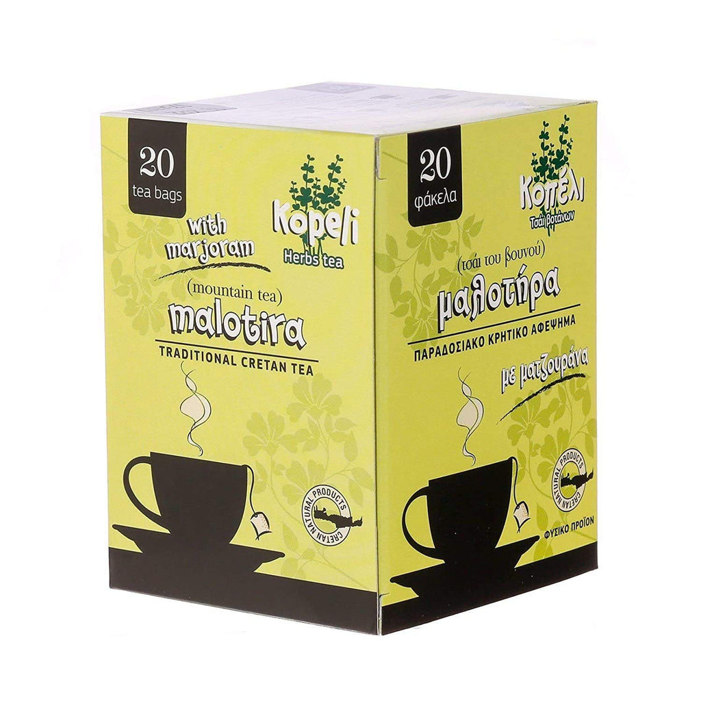 Cretan mountain tea herbal infusion