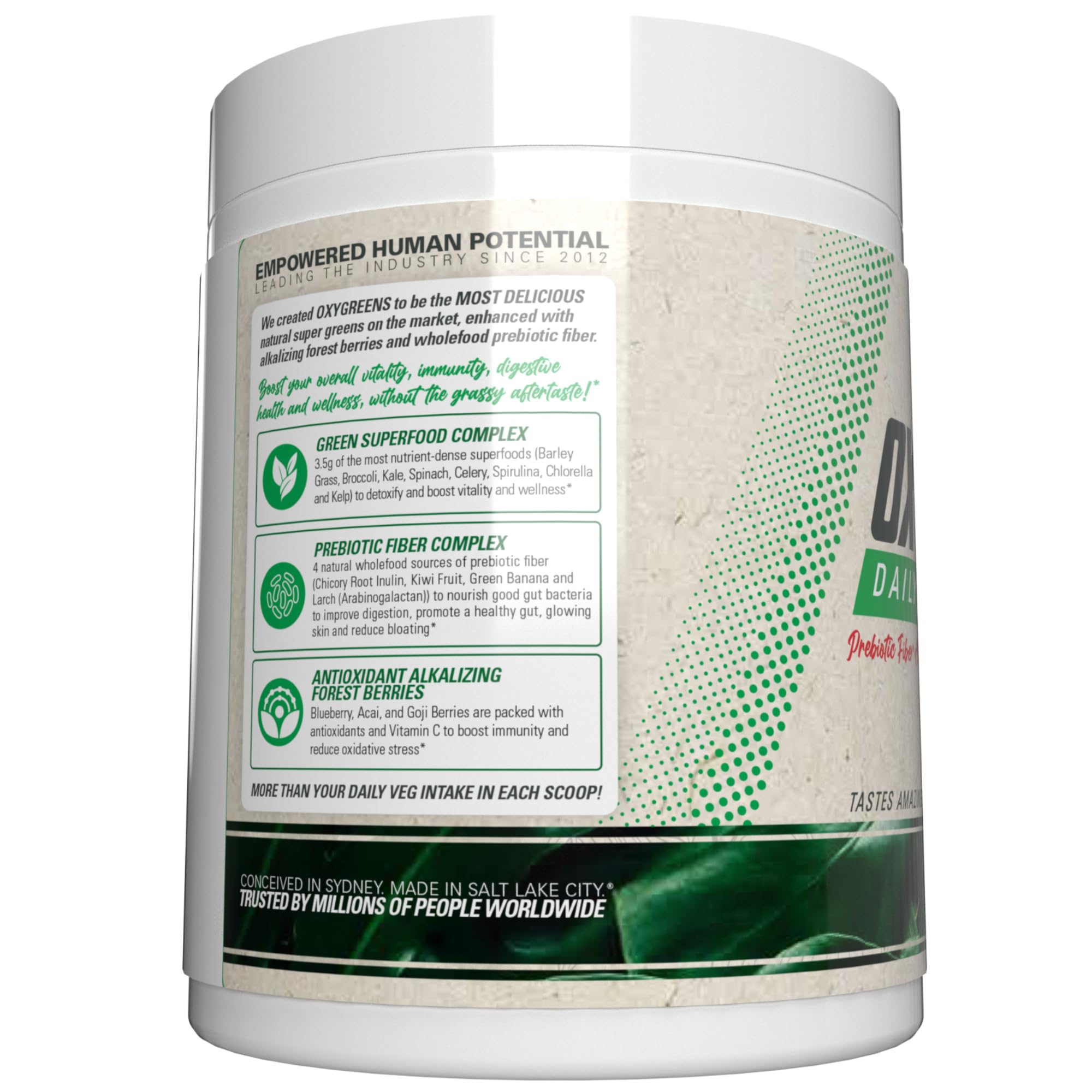 Crisp apple flavour spirulina powder