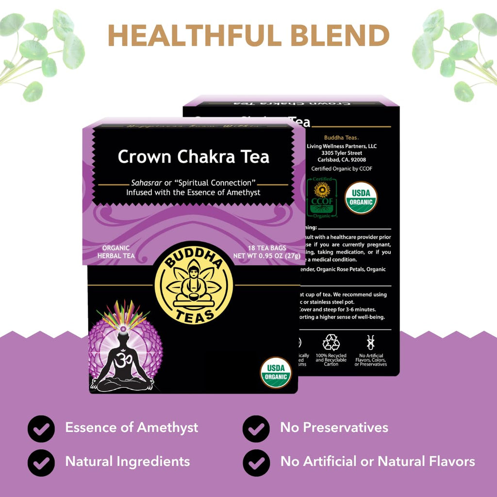 Crown chakra herbal detox tea