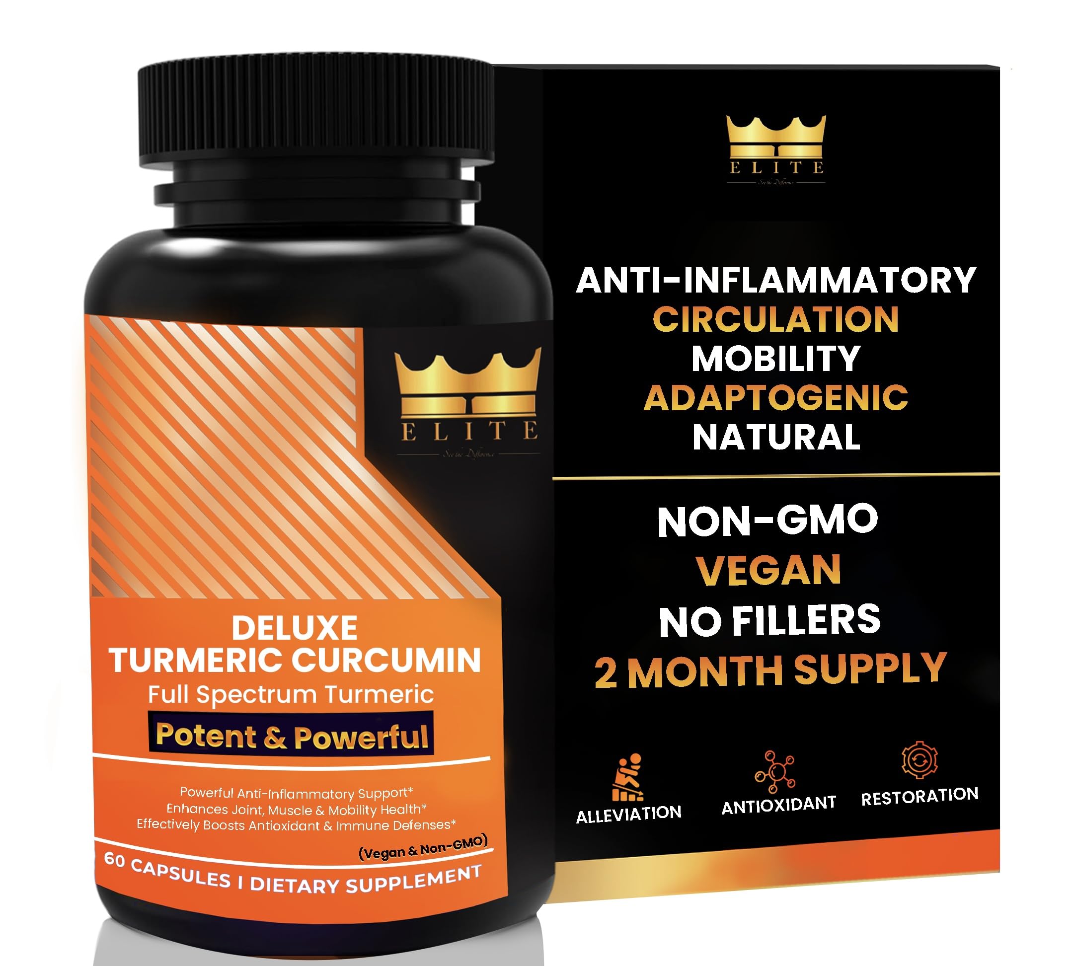 Crown Elite collagen supplement capsules