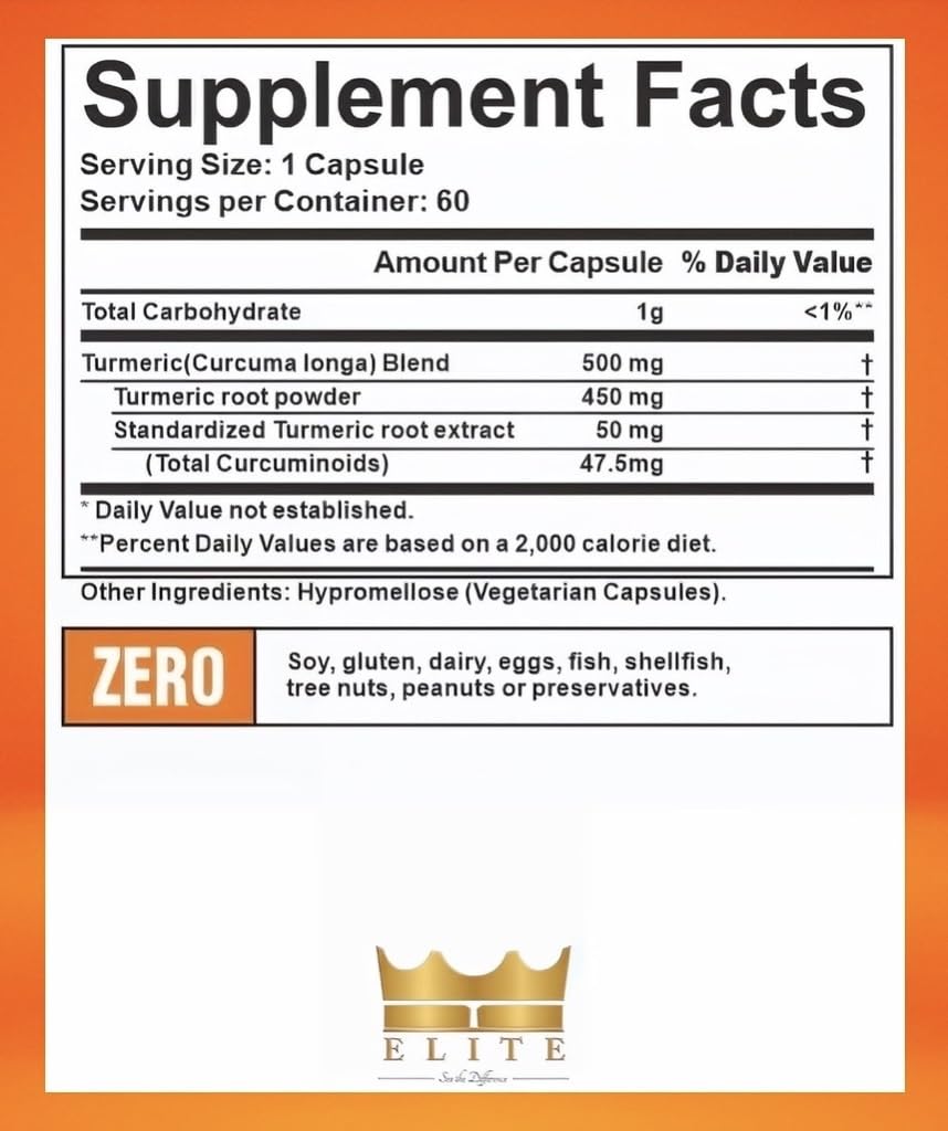 Crown Elite turmeric for overall health
