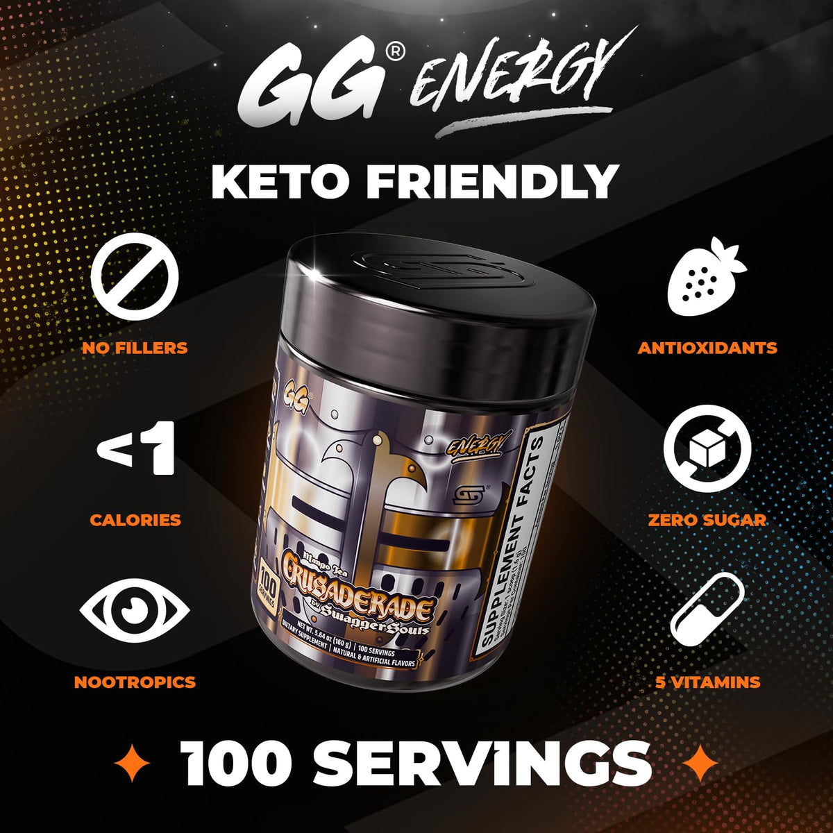 Crusaderade flavour energy supplement
