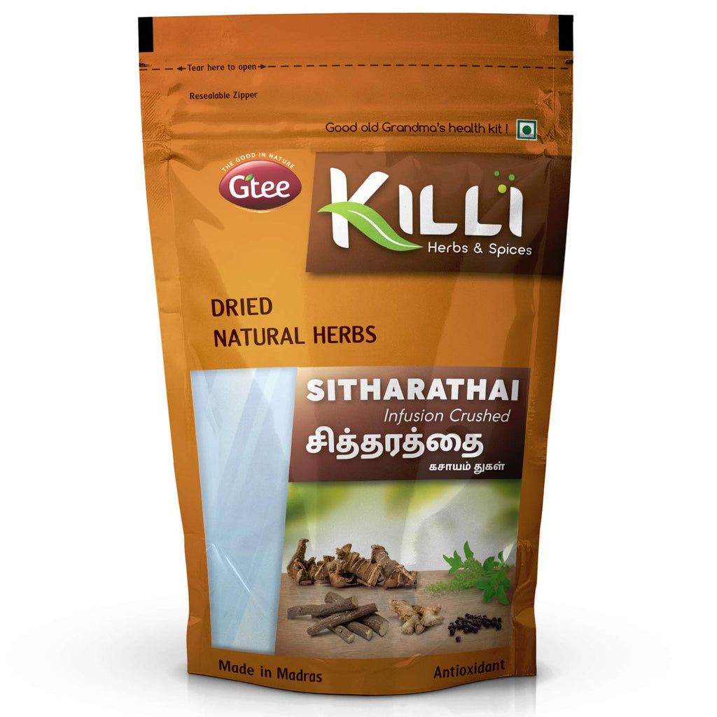 crushed Sitharathai infusion for relaxation
