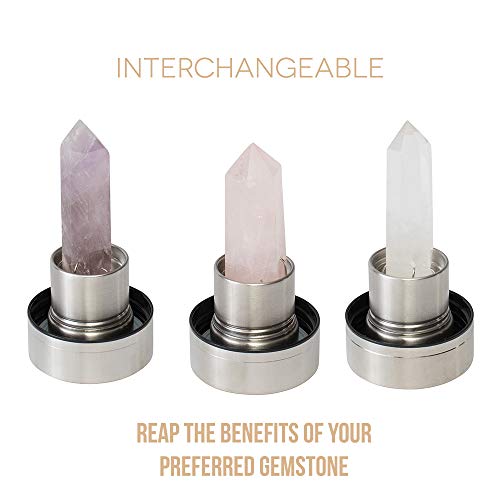 crystal-infused hydration bottle