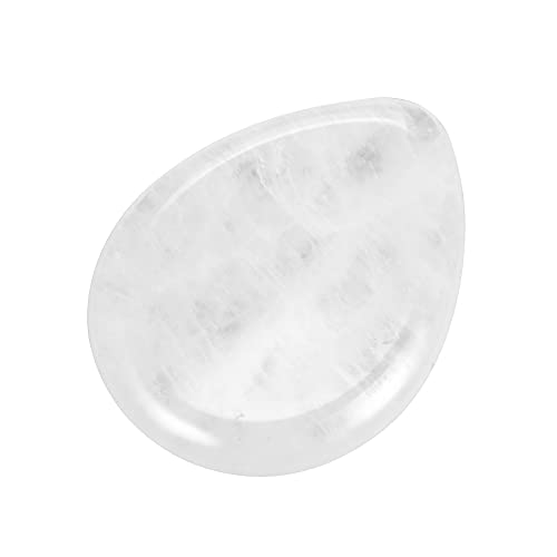 CrystalTears clear quartz worry stone