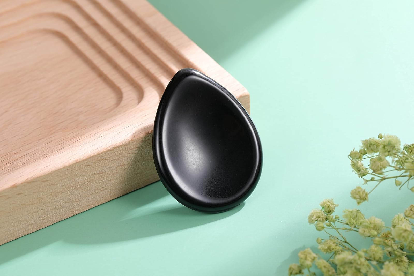 CrystalTears worry stone for calming energy