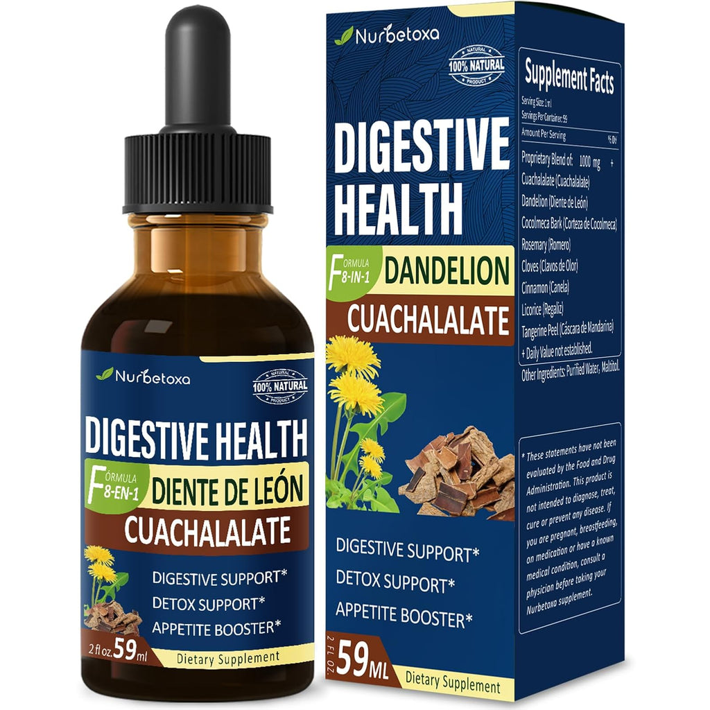 Cuachalalate digestive health drops benefits