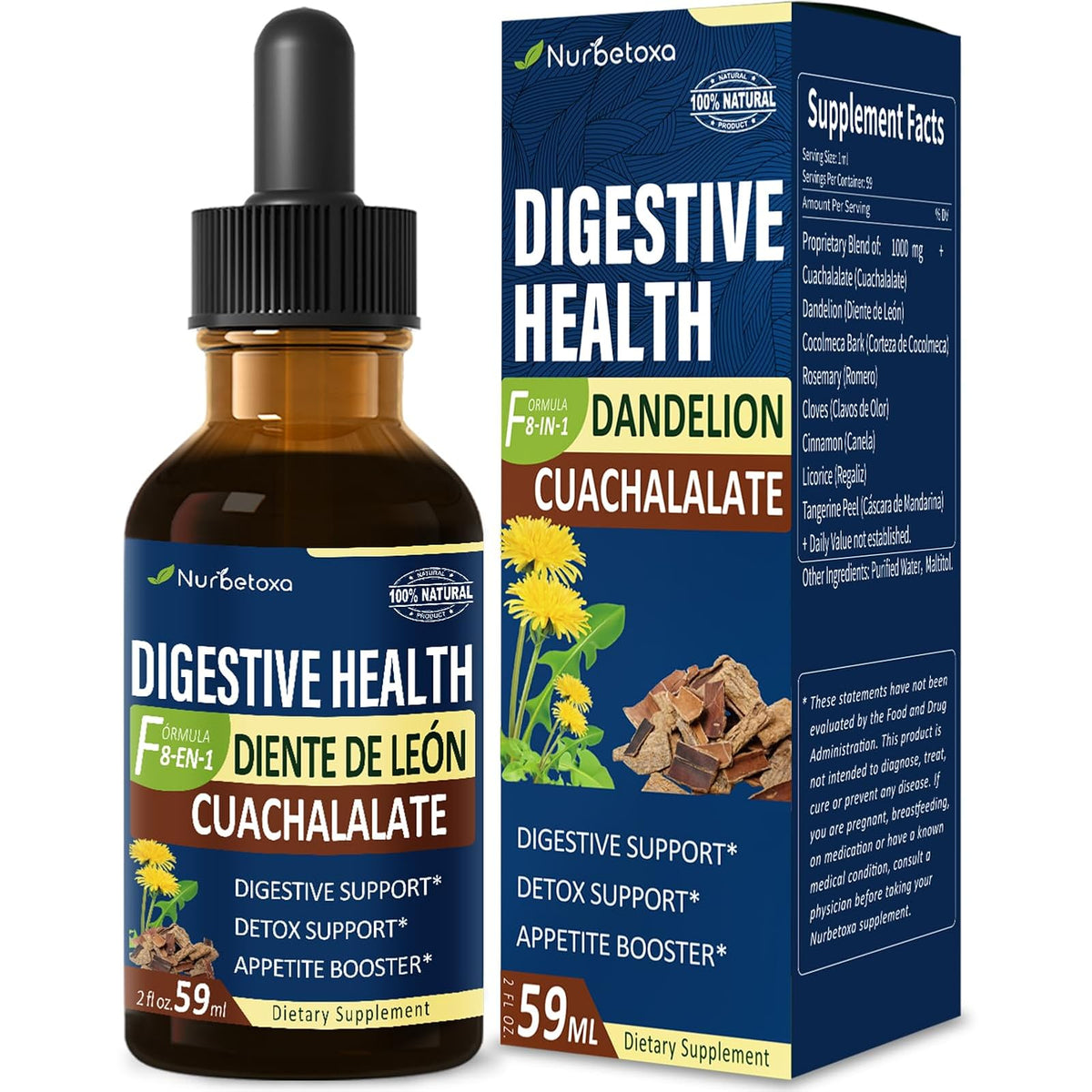 Cuachalalate digestive health drops benefits