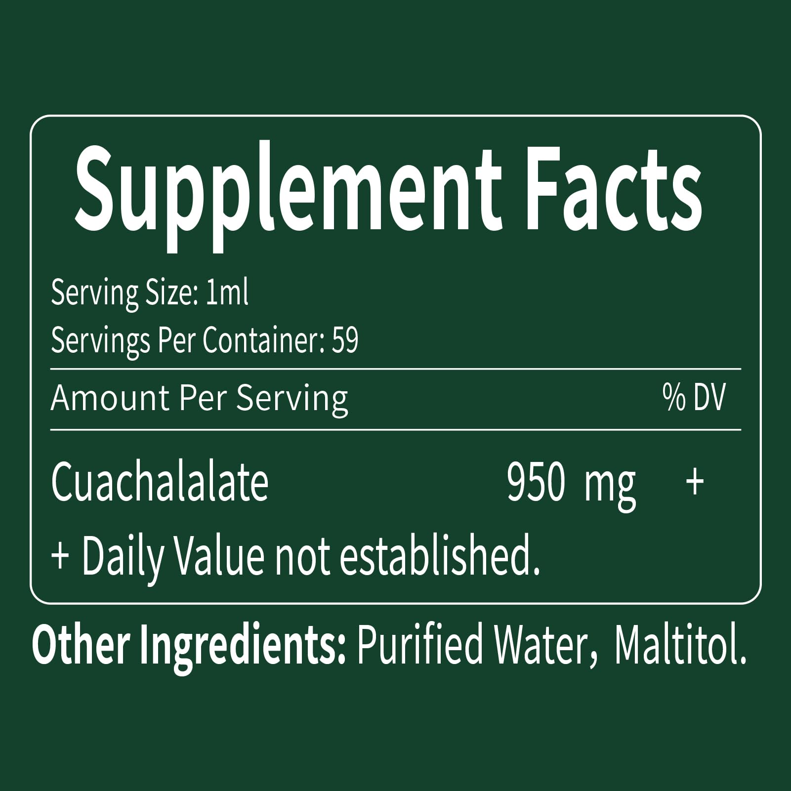 Cuachalalate drops for holistic health