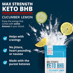 Cucumber lemon keto supplement flavour