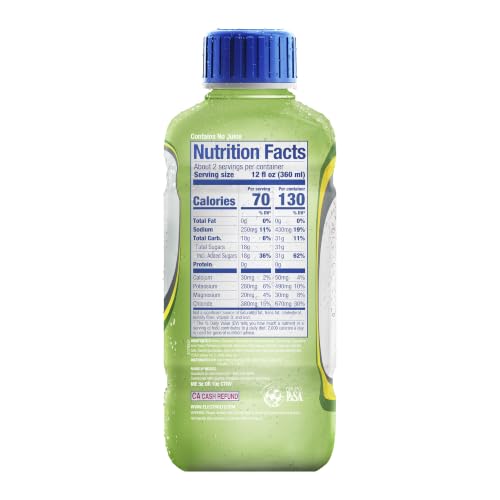 cucumber-lime flavour electrolyte drink