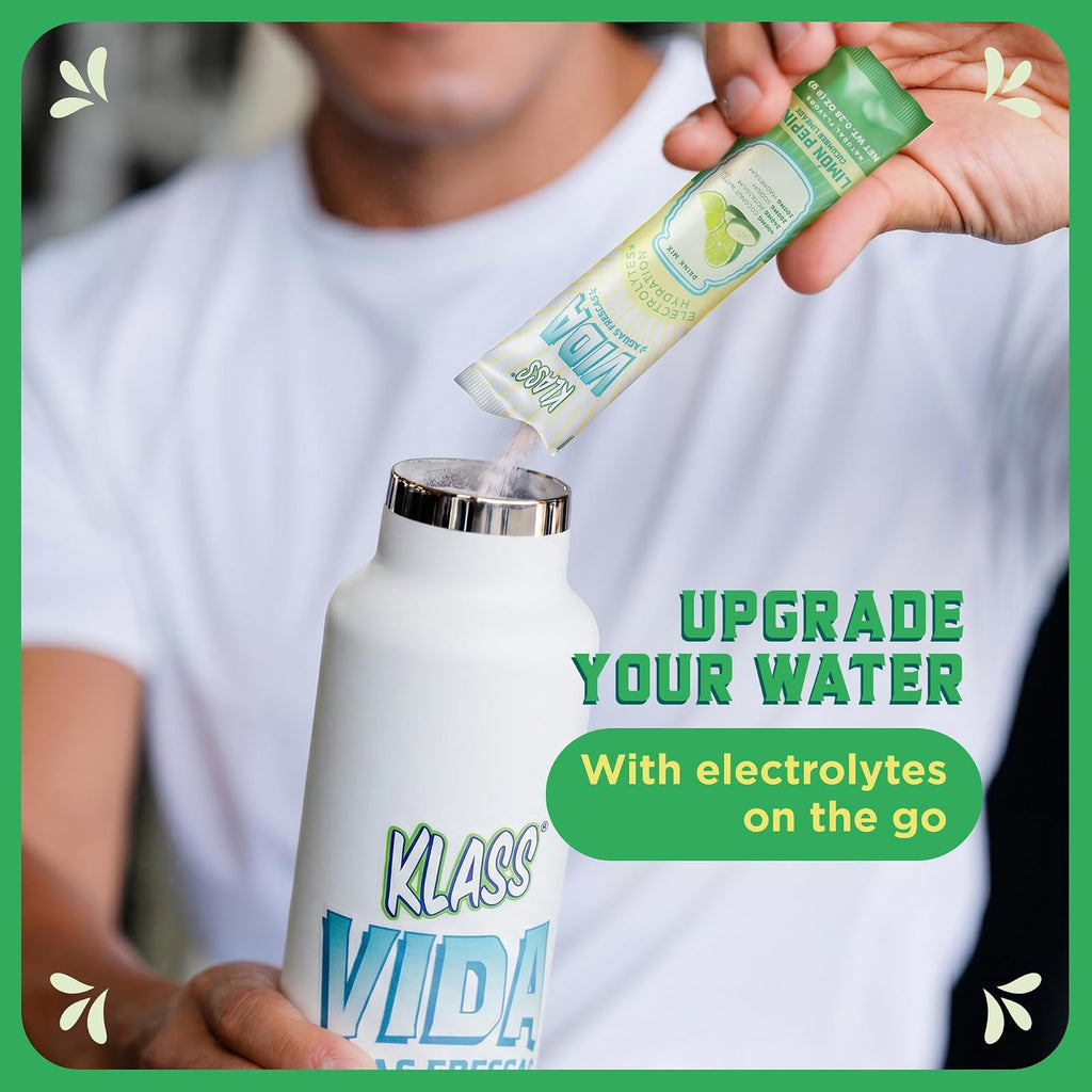 Cucumber limeade electrolyte sticks for energy